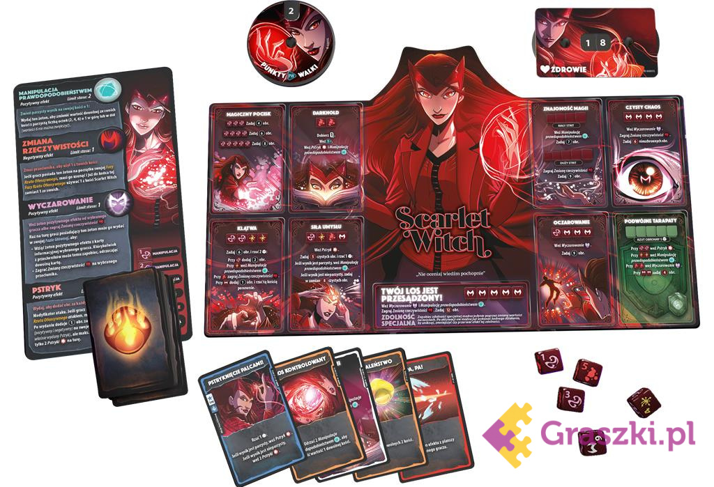 Dice Throne Marvel: Box 1 (Scarlet Witch, Thor, Loki, Spider-Man ...